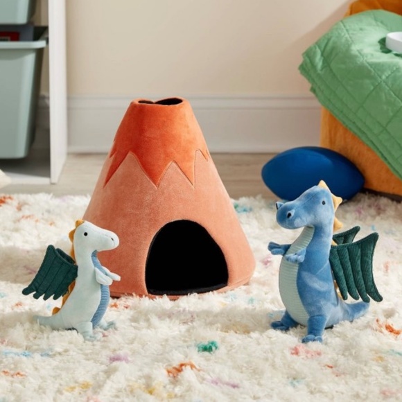 Pillowfort | Toys | Pillowfort Dragon And Volcano Plush Play Set | Poshmark